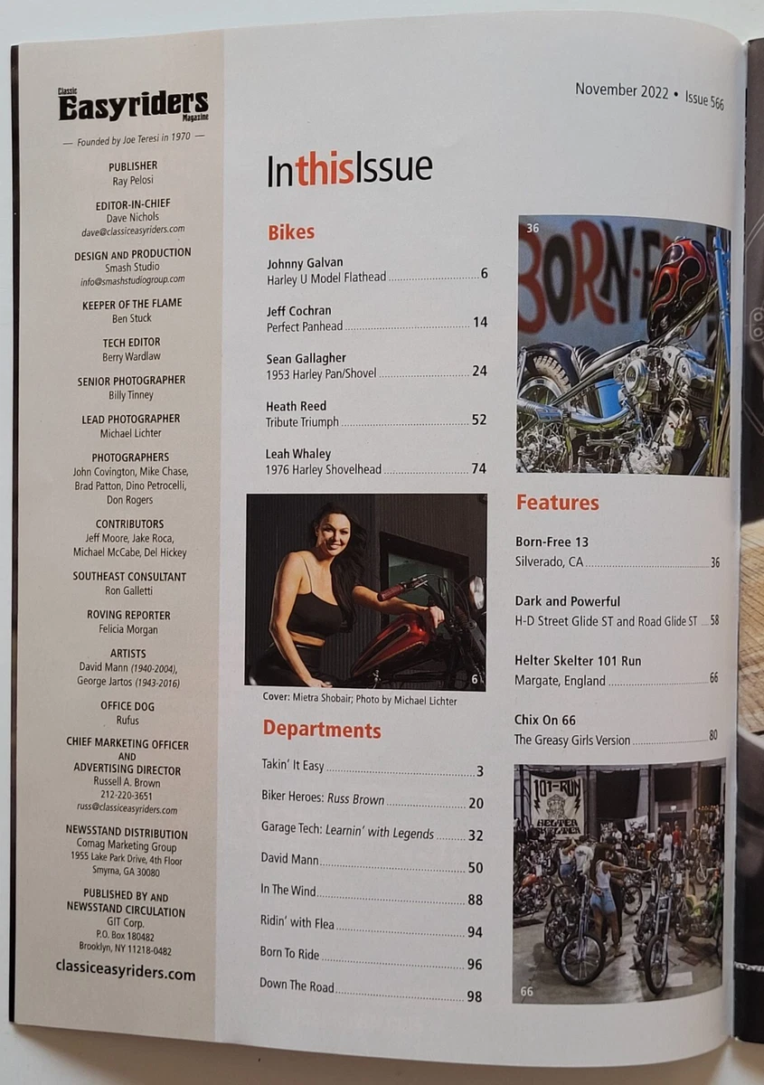 Easy Rider Magazine 2022