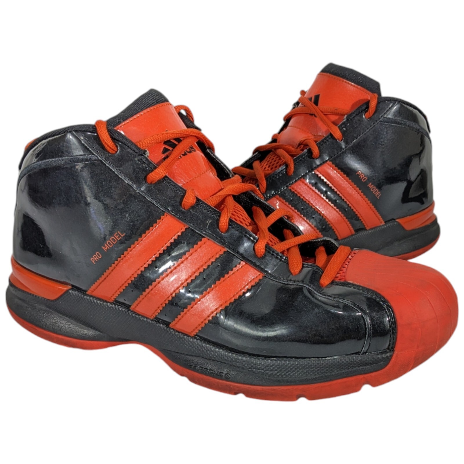 Adidas PRO MODEL Shoes Black Orange Mens Size 11.5 G0… - Gem