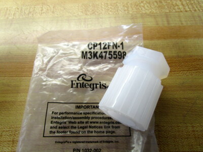 Entegris CP12FN-1 FlareTek Tube Cap W/Nut CP12FN1 | eBay