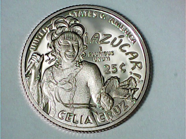 2024 S Clad Proof CELIA CRUZ "AZUCAR!" American Women Quarter AWQ On ...