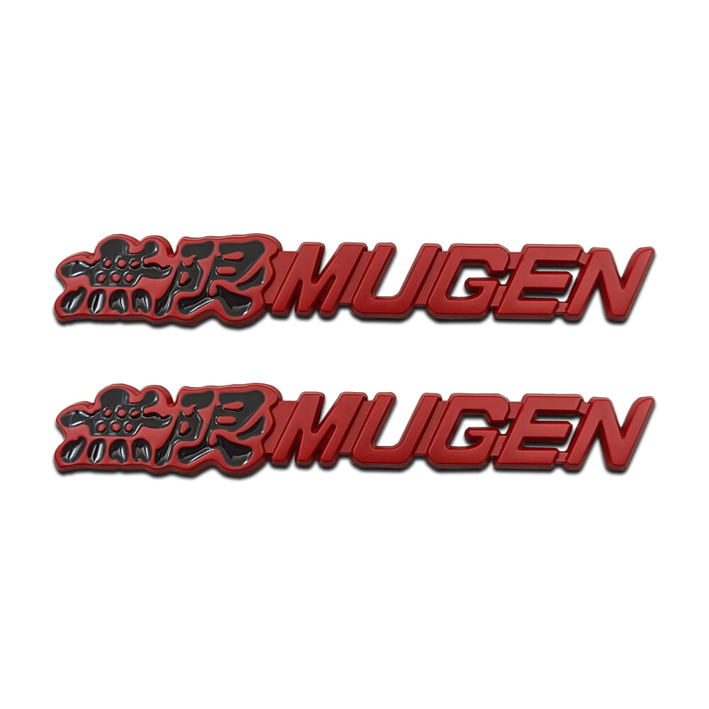 Mugen Sticker Logo JDM Mugen 3 Color Bar Sticker For Honda City Civic