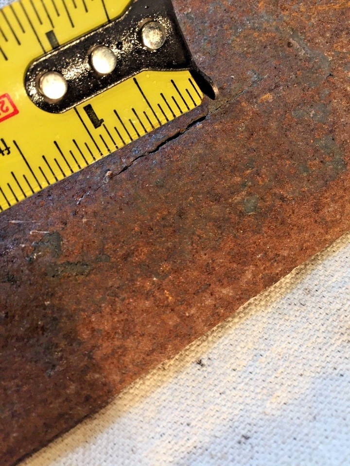 Primitive Hand Forged Wood Shingle Splitting Froe Tool Blacksmith Made ...