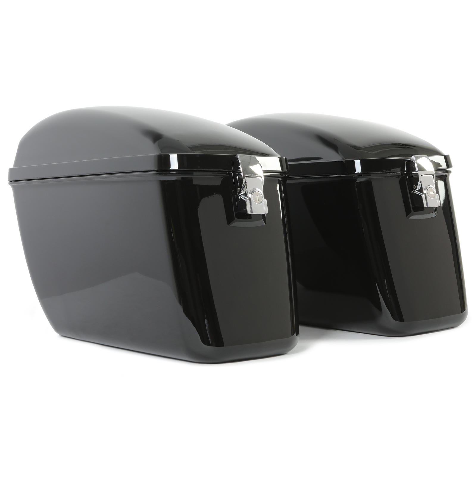 Motorcycle Hard Saddlebags Saddle Bags Luggage Case For Harley Honda ...