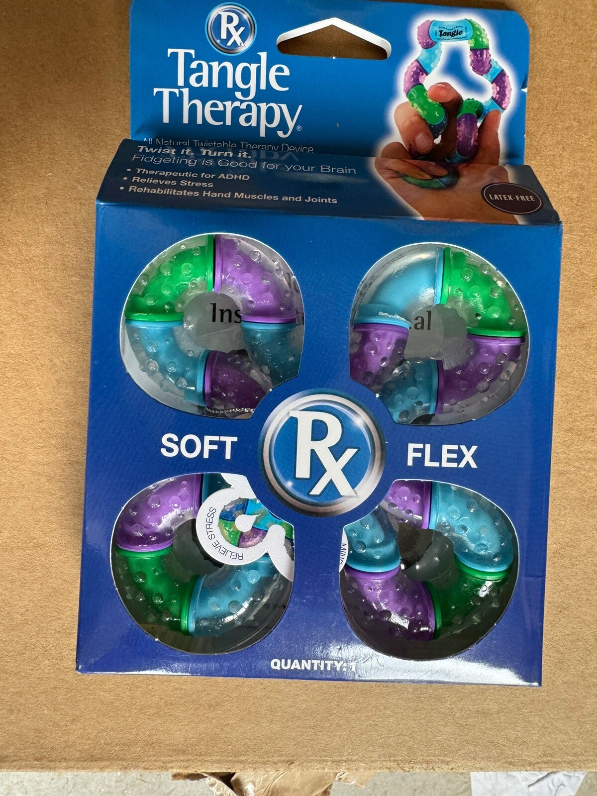 Brand NEW RX Tangle Therapy All Natural Twistable Therapy Device Soft Flex | eBay