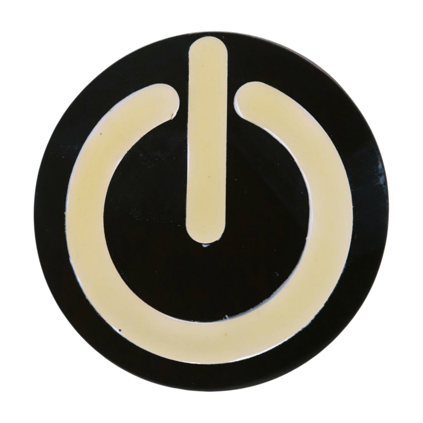 New Men Women Teen Belt Buckle Emoji Black Metal Power Button On Off ...