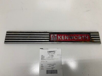 Kenworth Threshold Trim Panel with Logo RH From 2010 T800 | eBay