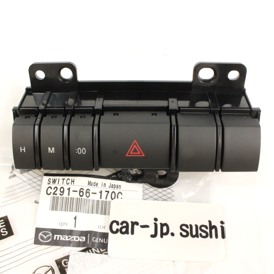 MAZDA Genuine 2008-2010 MAZDA 5 Dashboard Hazard Cluster Switch C291-66 ...