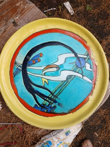 Rare Harding Black Stoneware Plate. | eBay