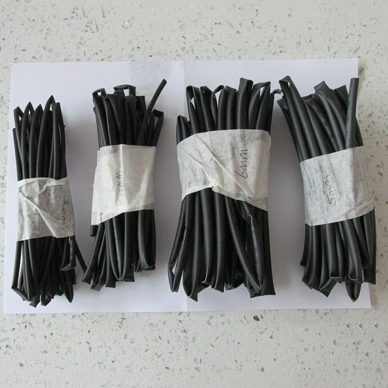 Zubehör Schrumpfschlauch Elektrische Sortiment Schlauch Schwarz ...