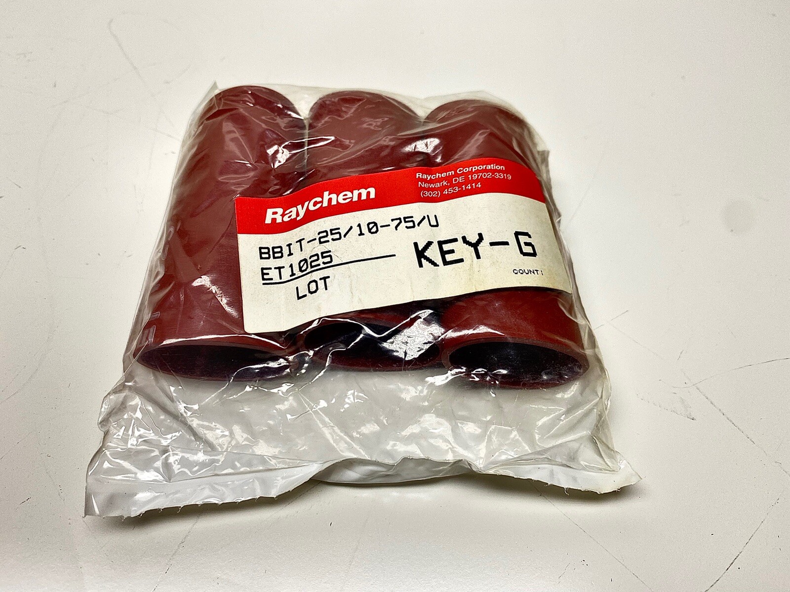 Raychem BBIT-25/10-75/U ET1025 Tubing Heat Shrink Pack of 3 | eBay