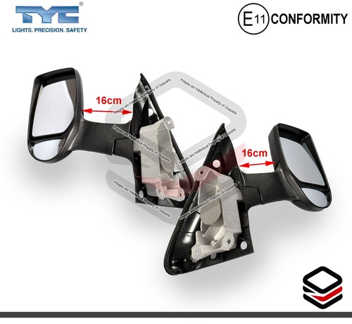 Set Pair LH+RH Manual Door Mirror Long Arm Ford Transit VH VJ VM 00~13 ...