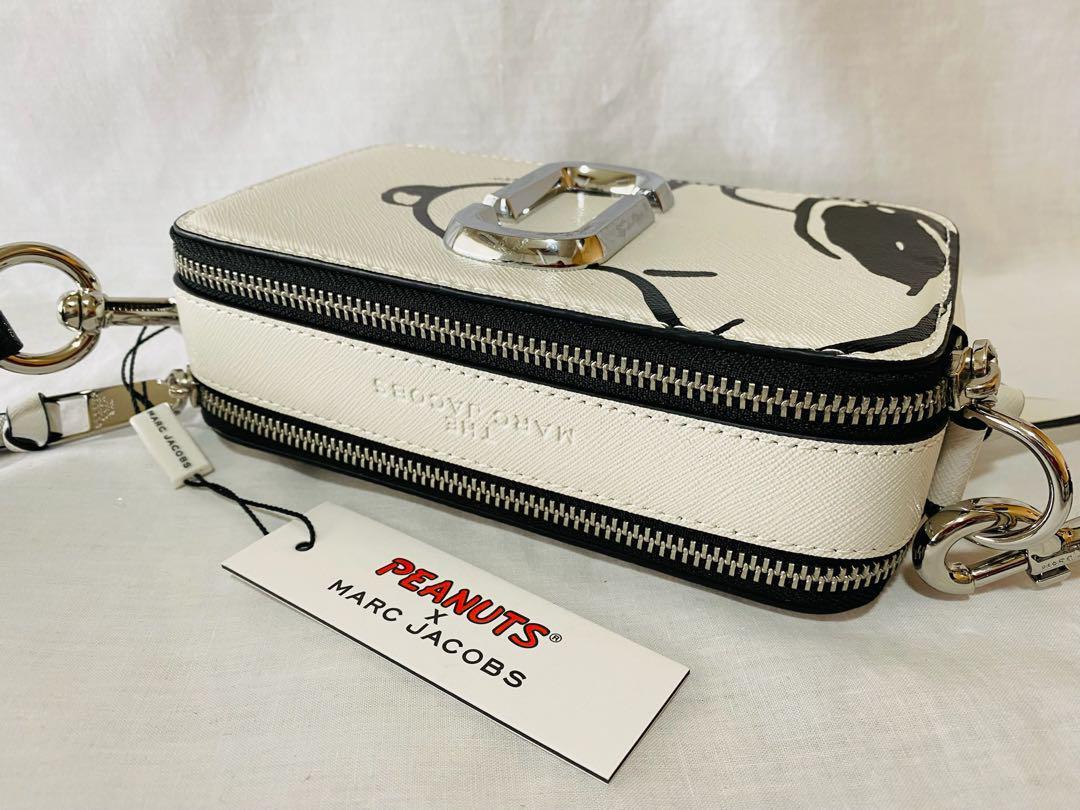 MARC JACOBS Snapshot 164 Peanuts Snoopy Collab Shoulder Bag Cotton ...