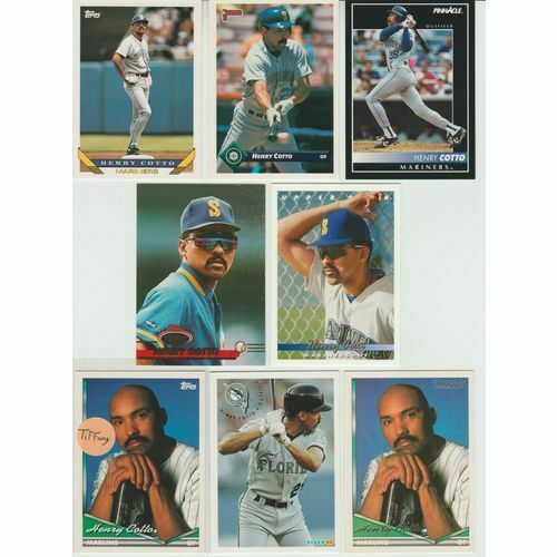 Huge 40 HENRY COTTO different card lot 1985 - 1994 Cubs Yankees ...