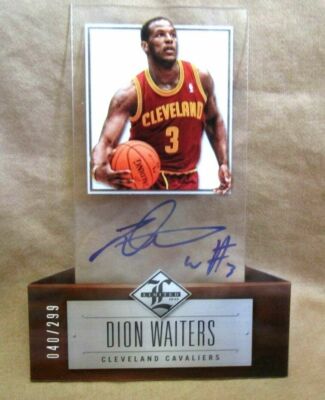Dion Waiters 2012-13 Panini Limited Rookie Autograph Auto!Cavaliers G ...