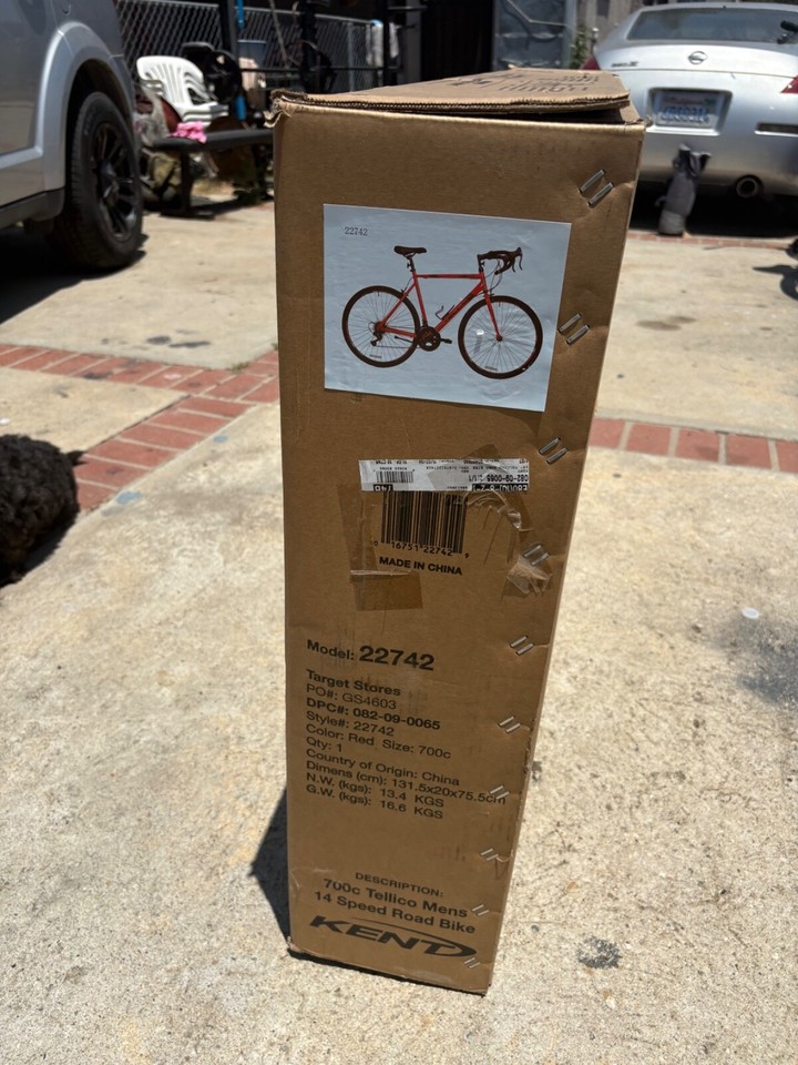 Kent Tellico Road Bike, 700c Men's, 21 Speed - Hot Red Racer | eBay