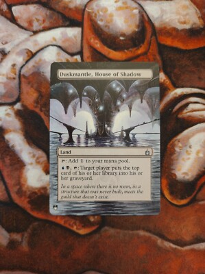 Magic the Gathering Duskmantle, House of Shadow Hand Painted Custom MTG ...