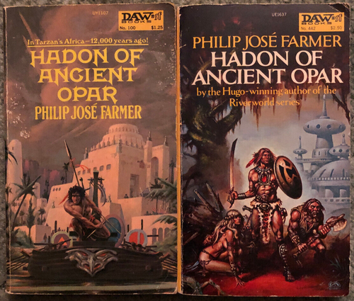 Hadon of Ancient Opar (2 copies), Philip Jose Farmer, DAW paperbacks | eBay