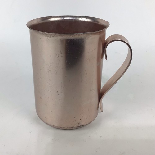 Vintage 50’s Bascal Aluminum Copper Colored Mug Camping D-shape Handle ...