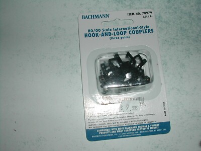 BACHMANN HO/OO SCALE INTERNATIONAL STYLE HOOK & LOOP COUPLERS | eBay