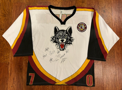 2007-2008 CHICAGO WOLVES TEAM AUTOGRAPHED SIGNED AUTOGRAPH AHL HOCKEY ...