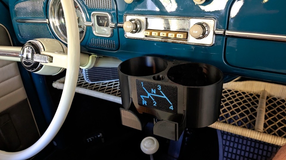 First-Class Classic Volkswagen Beetle Cup Holder with USB Charger - VW ...