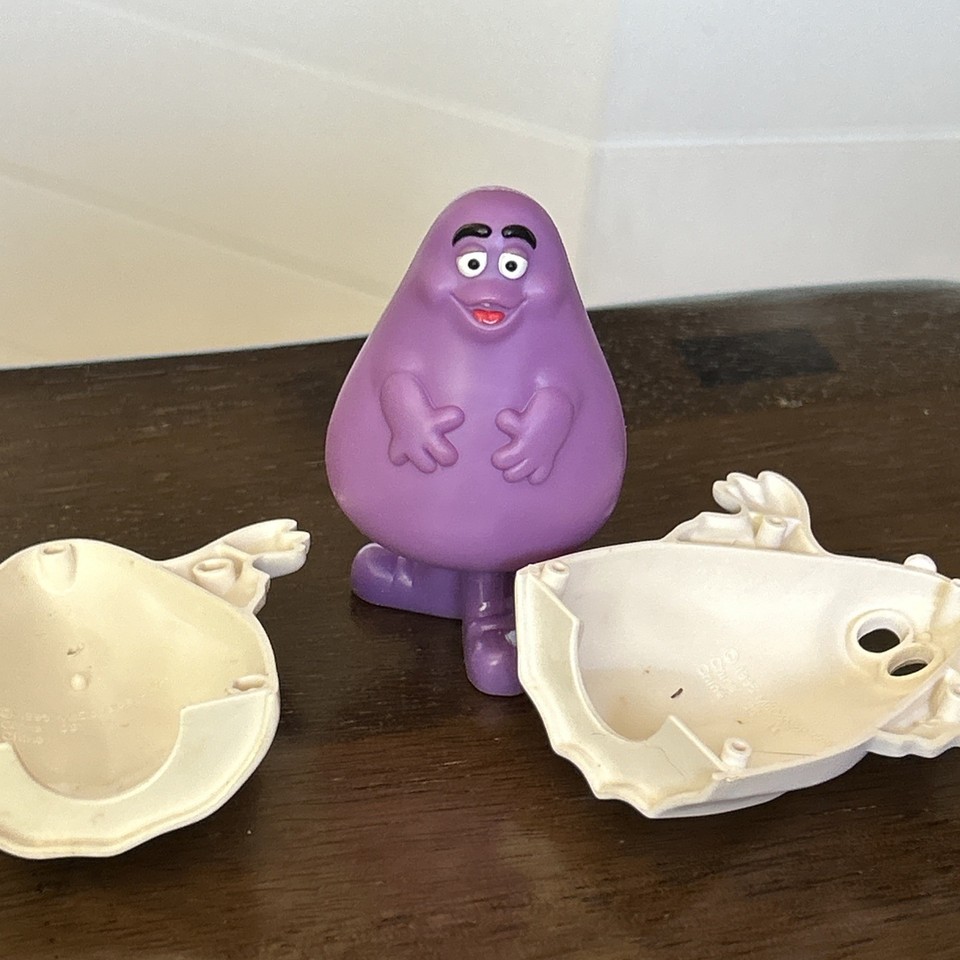Grimace Ghost Costume 1995 McDonald’s Halloween Happy Meal Toy Trick Or ...