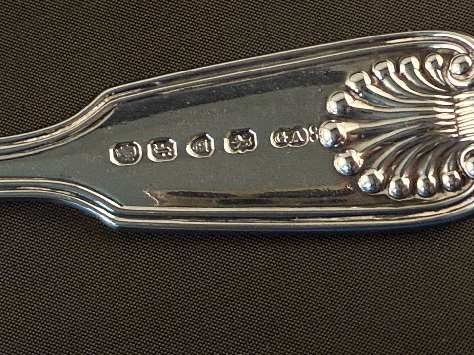 Victorian Solid .925 Sterling Silver Spoon London Hallmark. George ...
