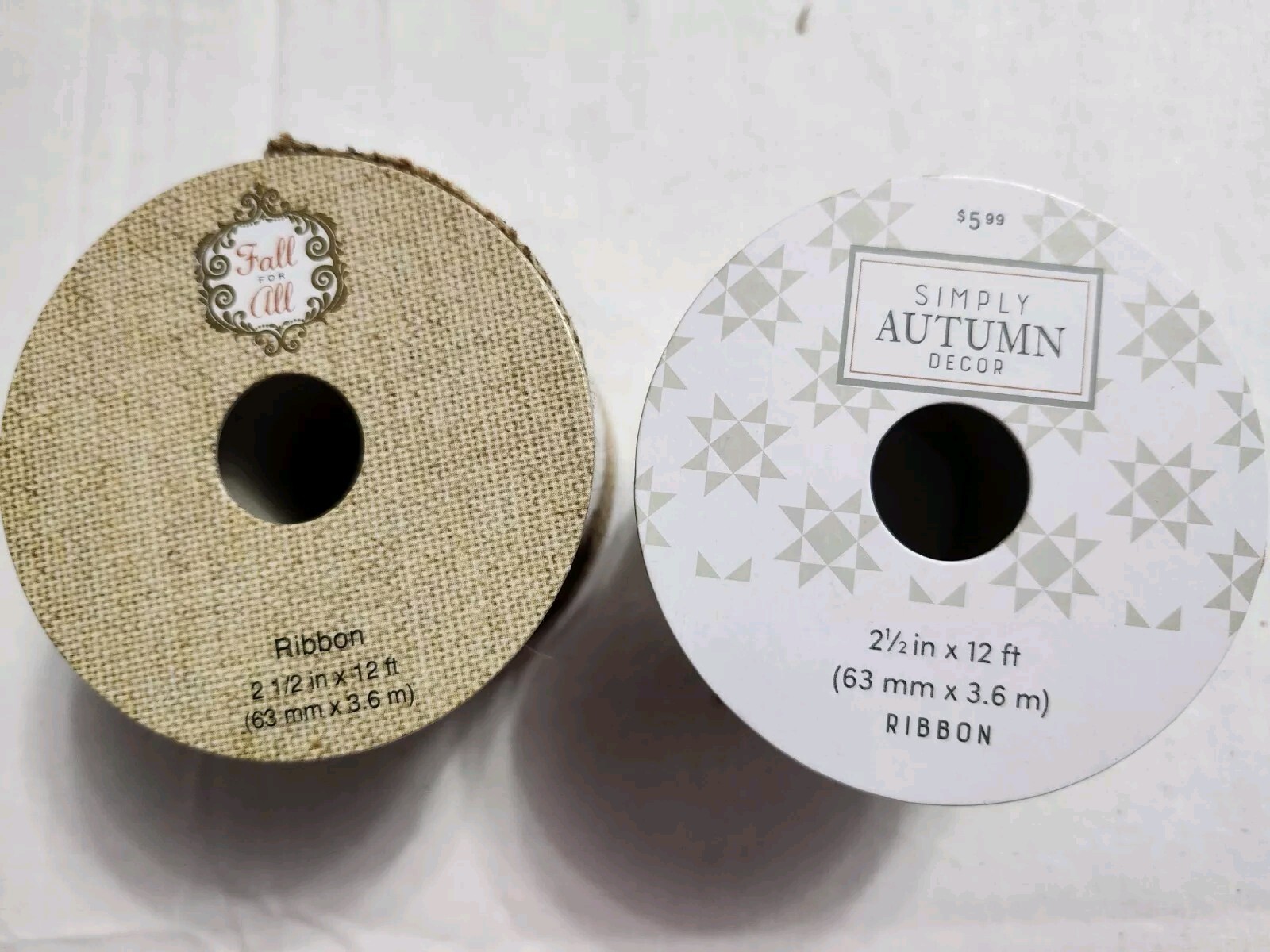 Lot 10 Spools Autumn Thanksgiving Ribbon Variety NEW 117 Feet $60 ...