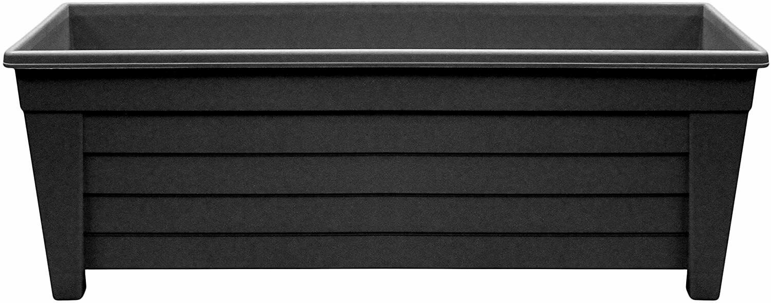 Plastic Window Trough Long Plant Planter Pot Herb Flower Box Outdoor ...