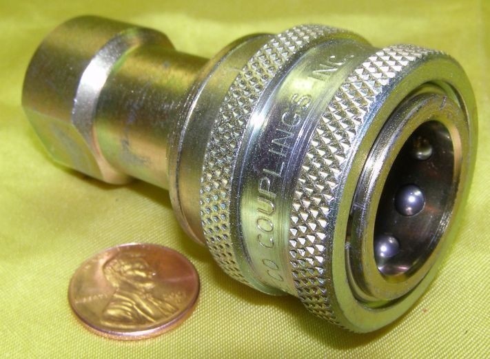 BRECO BRASS COUPLING 3/8 FPT DOUBLE/2-WAY SHUT OFF. 3DS | eBay