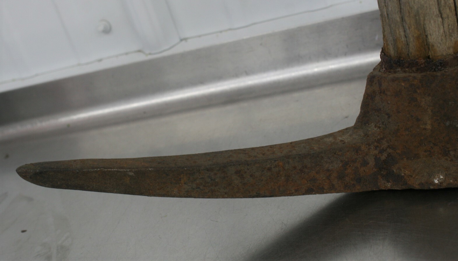 Antique Pickaxe Mining Tool 33" x 19" Pick Railroad Pick Blacksmith ...