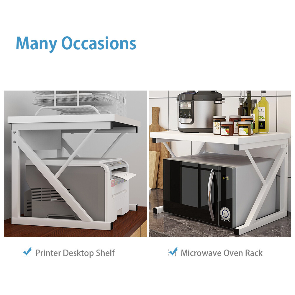 Countertop Microwave Stand Storage Shelving Unit Small Oven Shelf ...