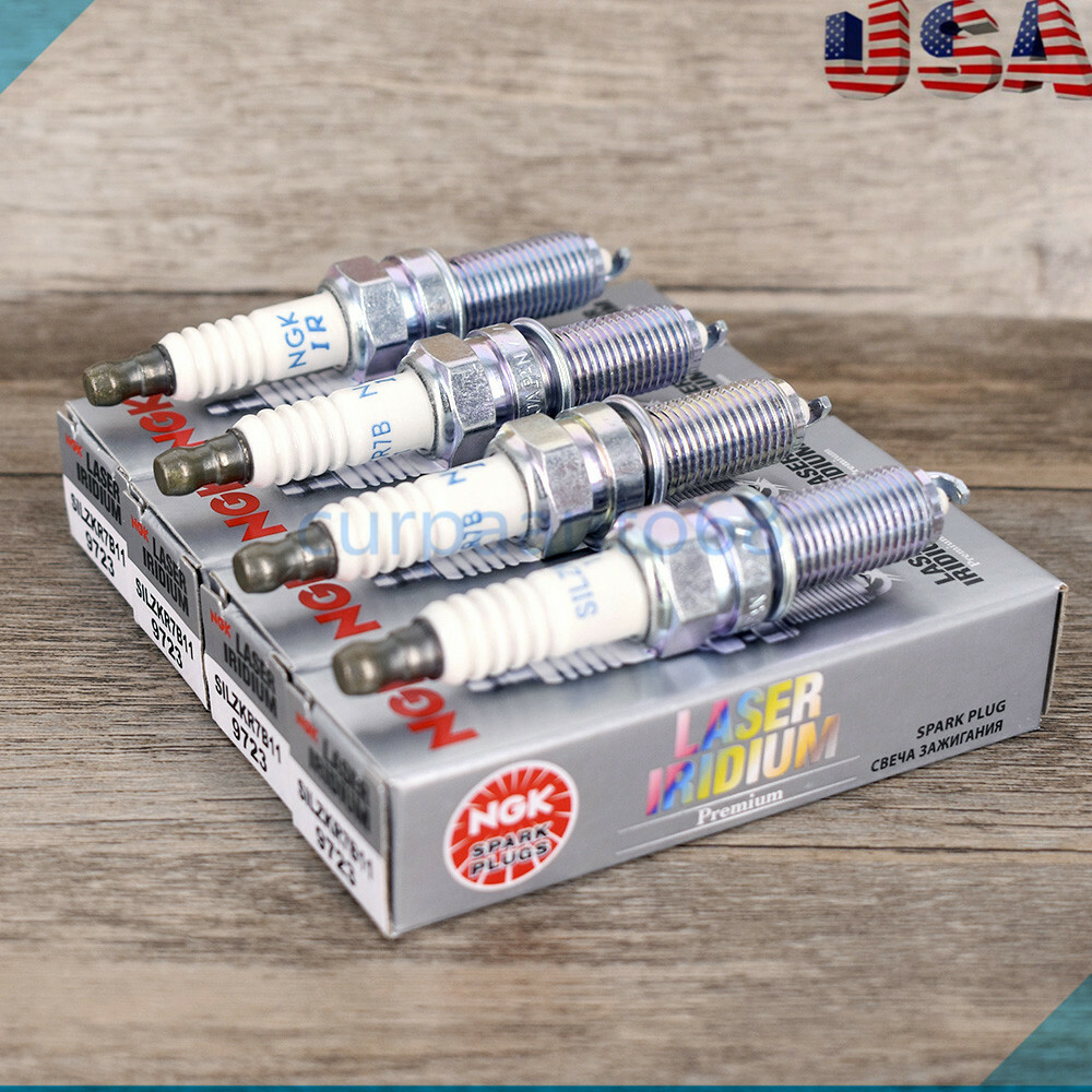 4x 18846-11070 Laser Iridium Spark Plug 9723 For HYUNDAI Kia Elantra ...