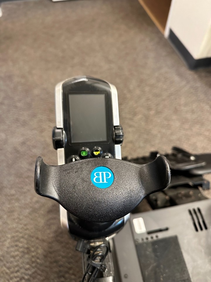 Quantum rival power wheelchair 24 inches high and 24 inches wide purple ...