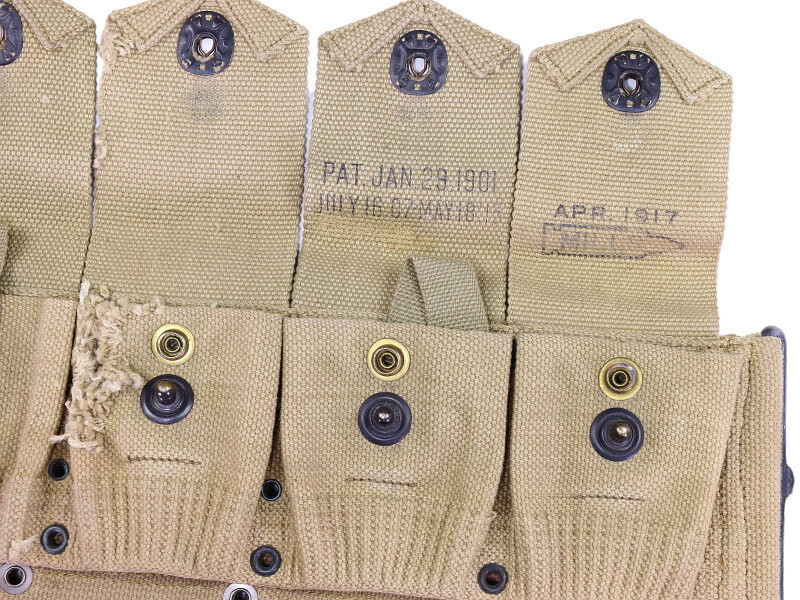 WW1 M1903 Springfield M1910 Cartridge Belt Dated 1917 | eBay