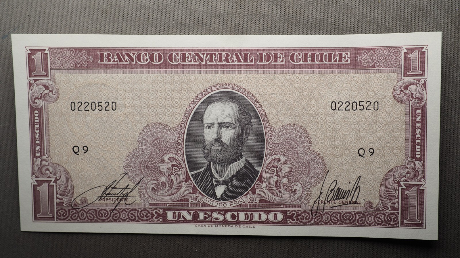 Chile 1 ESCUDO BANKNOTE** NICE UNC**FREE SHIPPING 0911 | eBay