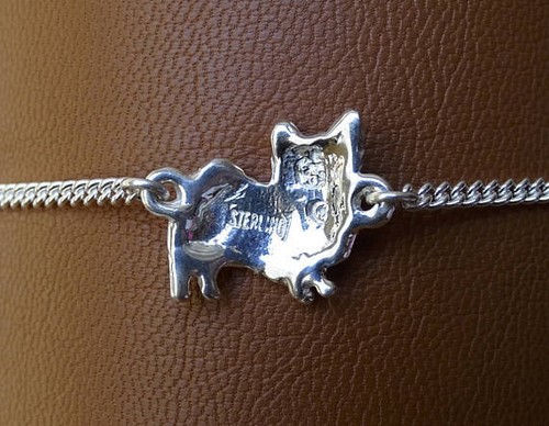 Sterling Silver Papillon Anklet | eBay