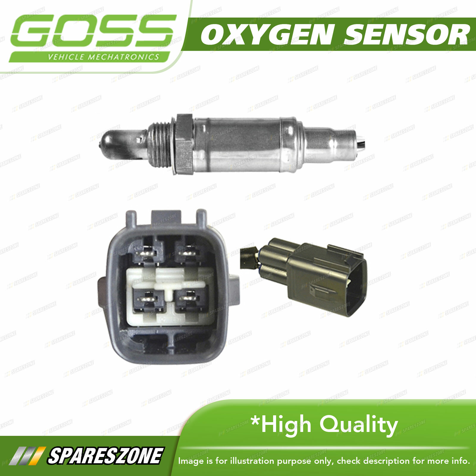 Goss Oxygen Sensor for Lexus LX470 UZJ100R GS430 UZS190R LS430 UCF30R ...