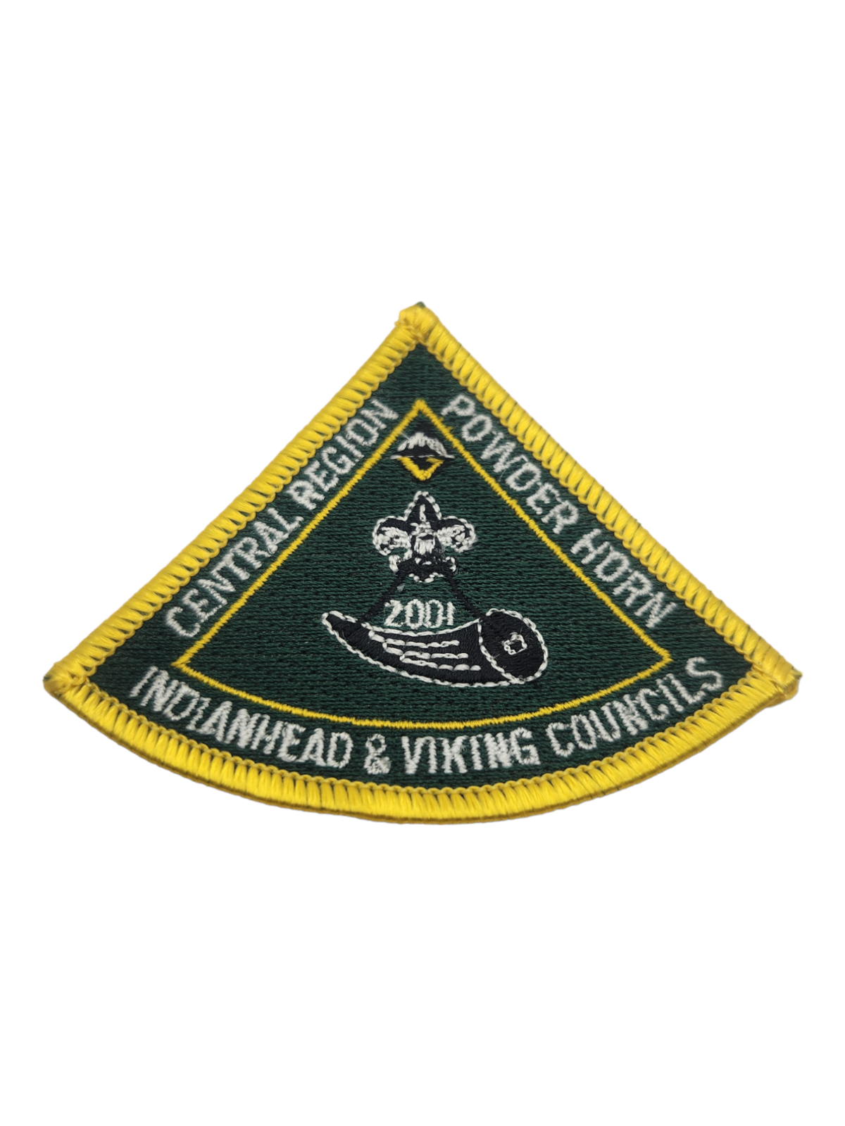 Central Region Powder Horn Patch Indianhead & Viking Council Boy Scout ...