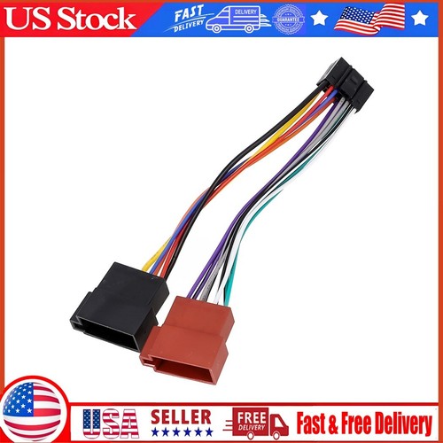 /16-Pin ISO Wiring Harness Connector Adaptor Car Stereo Radio / | eBay