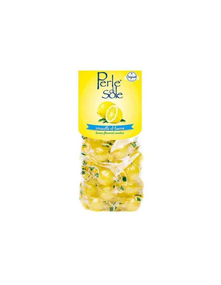 Perle Di Sole Lemon Flavored Hard Candies Filled With Sour Powder 10 oz ...