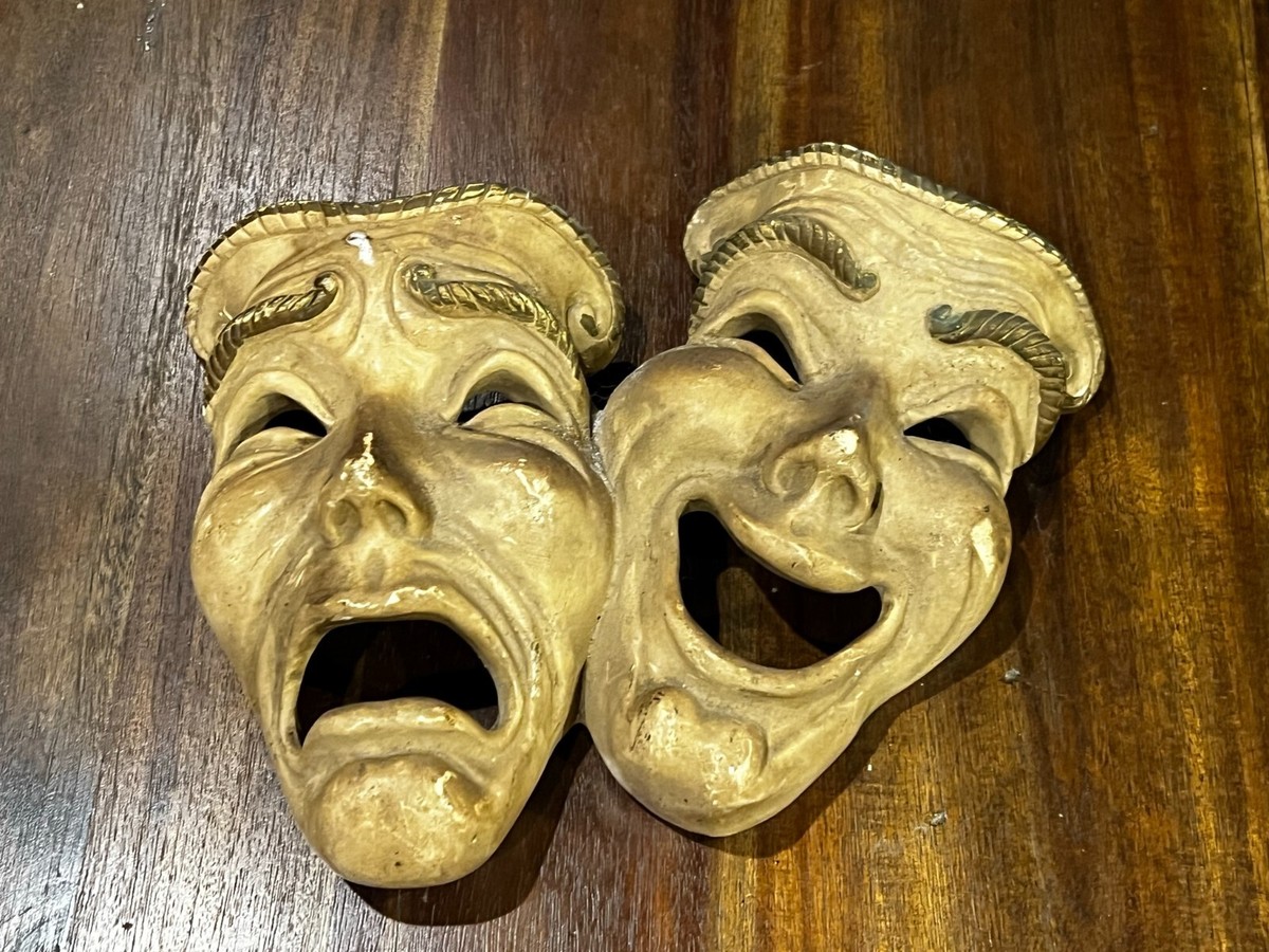 Happy Sad Theatrical Masks