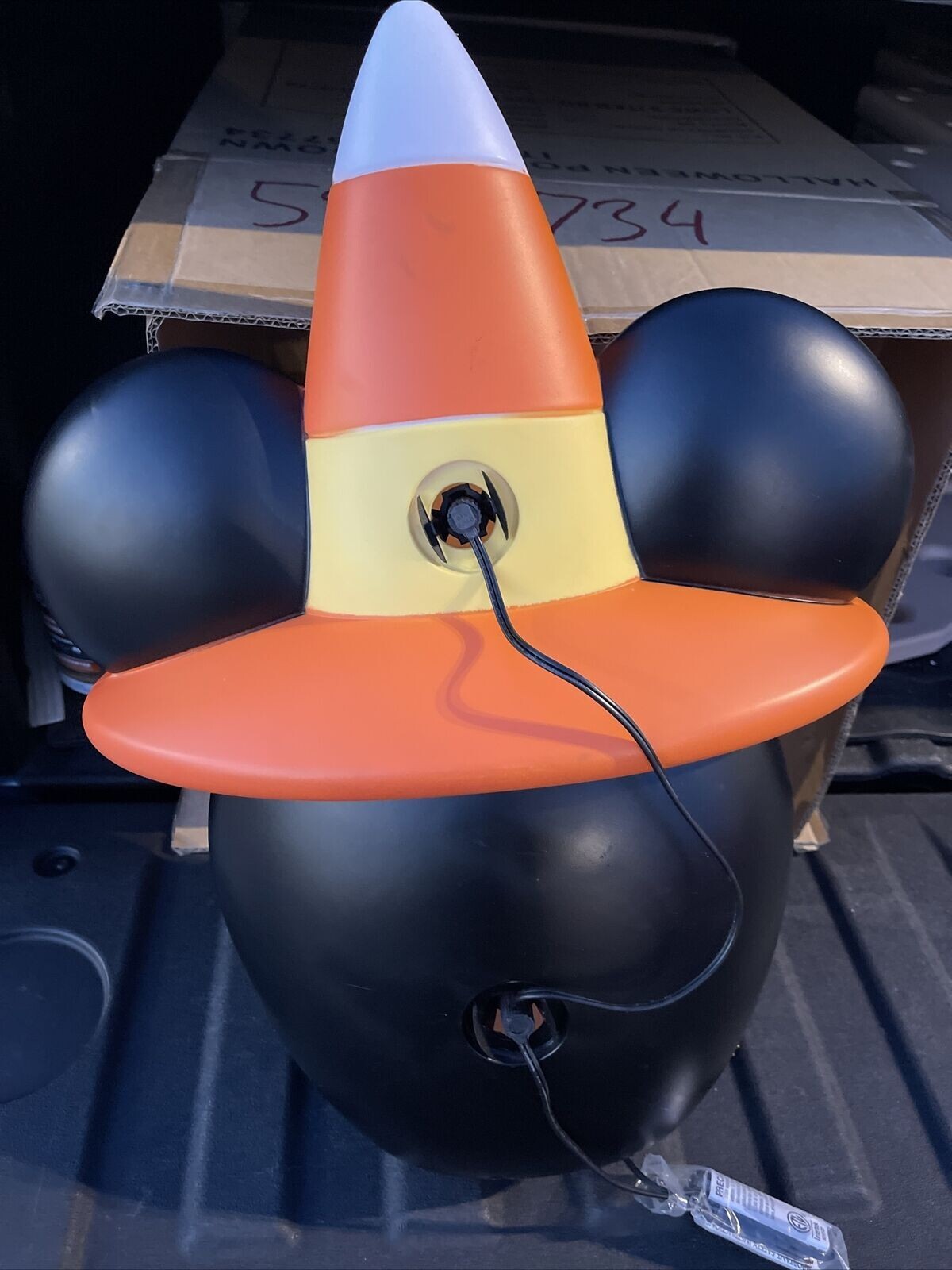 2023 Disney Halloween 🎃 Mickey Mouse Candy Corn Hat Blow Mold ’ New | eBay