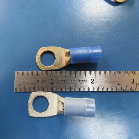 THOMAS & BETTS MS25036-122 Qty of 25 per Lot Ring Tongue Terminal 6AWG ...