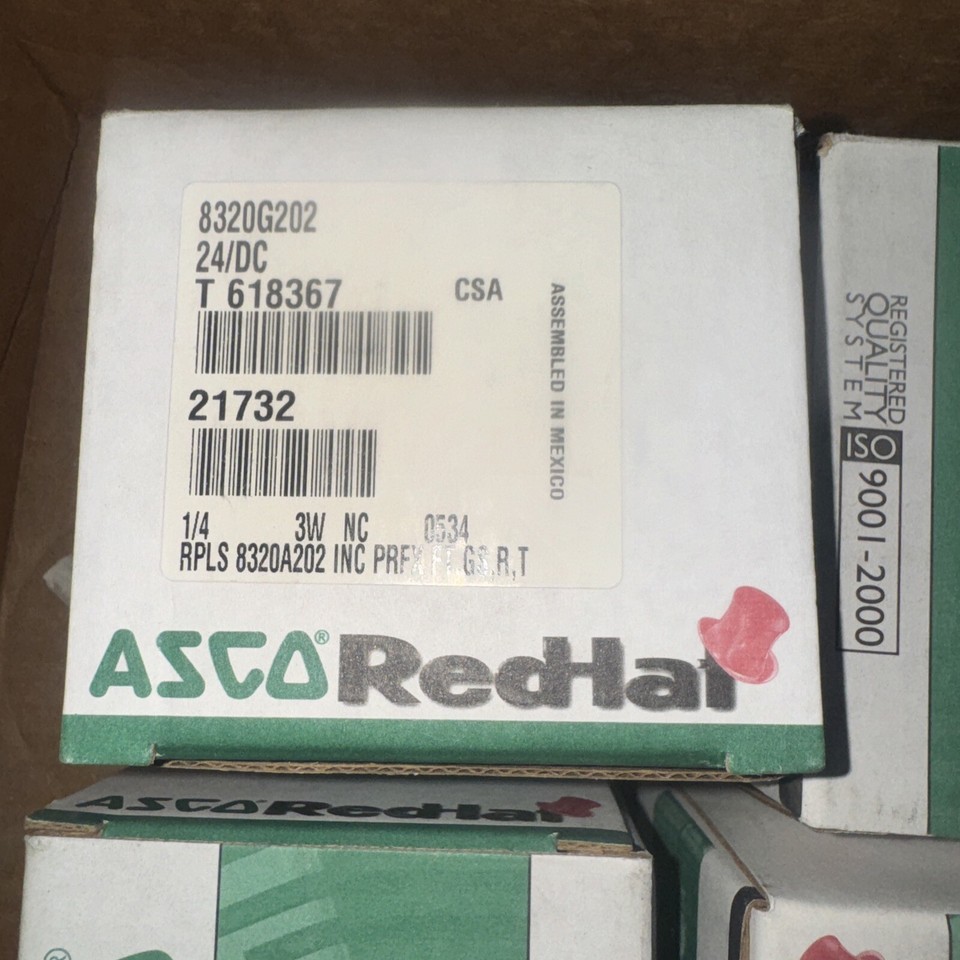 ASCO 8320G202 1/4” 3 WAY, 24 VDC NEW MP-C-082 SOLENOID VALVE | eBay
