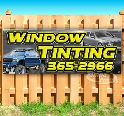 Window Tinting customize phone Advertising Vinyl Banner Flag Sign Many ...