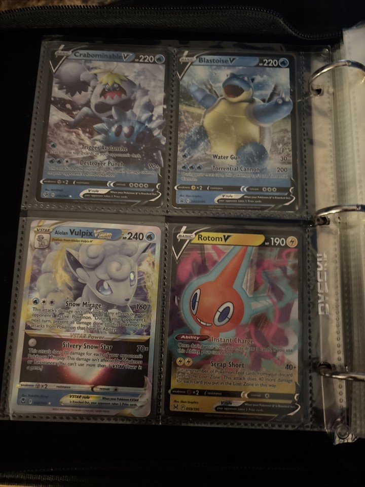 Binder Full Of Pokemon Cards From SWSH | eBay