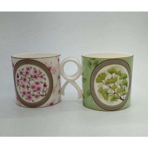 WEDGWOOD Pair of Mugs Tokyo Mug Interior Tableware Floral Japan Limited ...