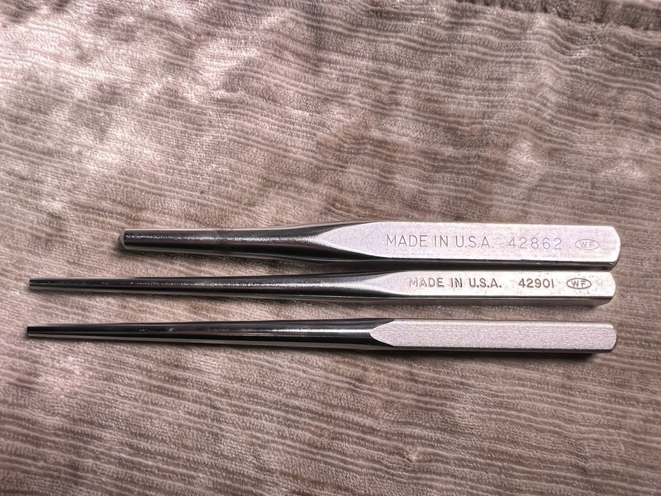 Craftsman Vintage Punch / Line up tool Lot Of 3 = WF = 42862 42861 ...