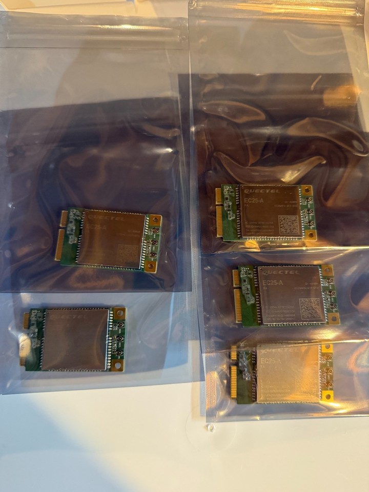5x Quectel EC25-AFA Mini PCIe 4G LTE Modules – Verizon/AT&T – IoT ...